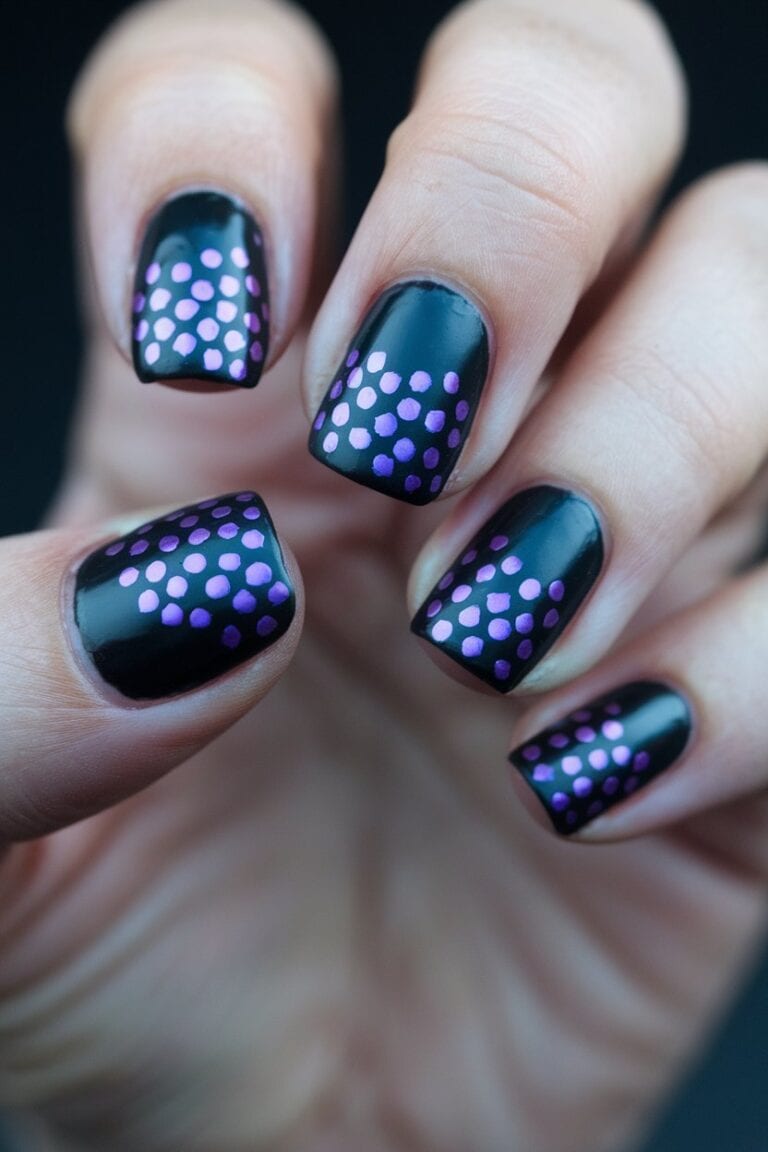 40 Dark Color Nail Design Ideas - Nail the Glam