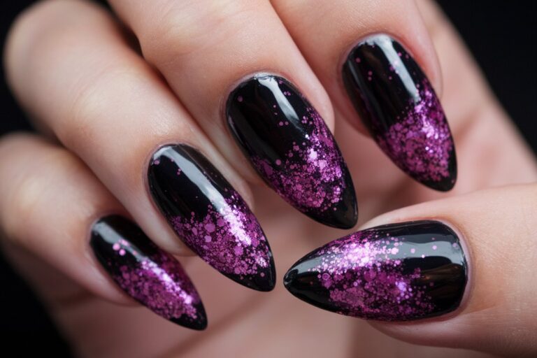 40 Dark Color Nail Design Ideas - Nail the Glam