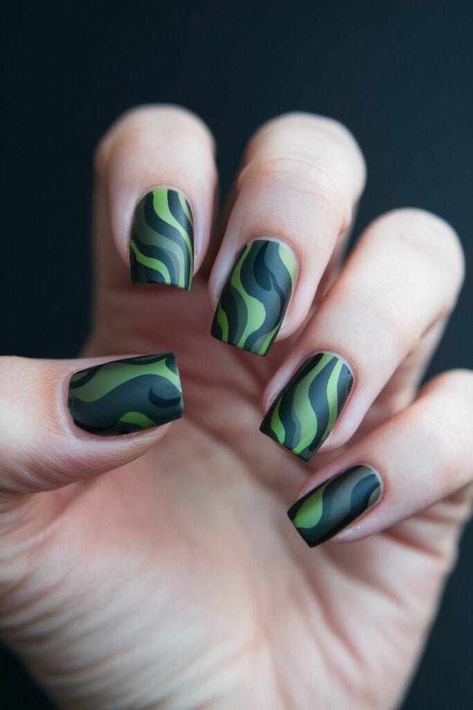 40 Dark Color Nail Design Ideas - Nail the Glam