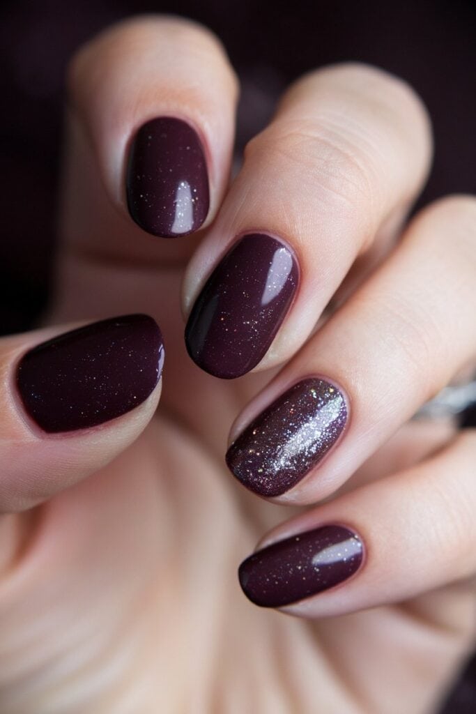 40 Dark Color Nail Design Ideas - Nail the Glam