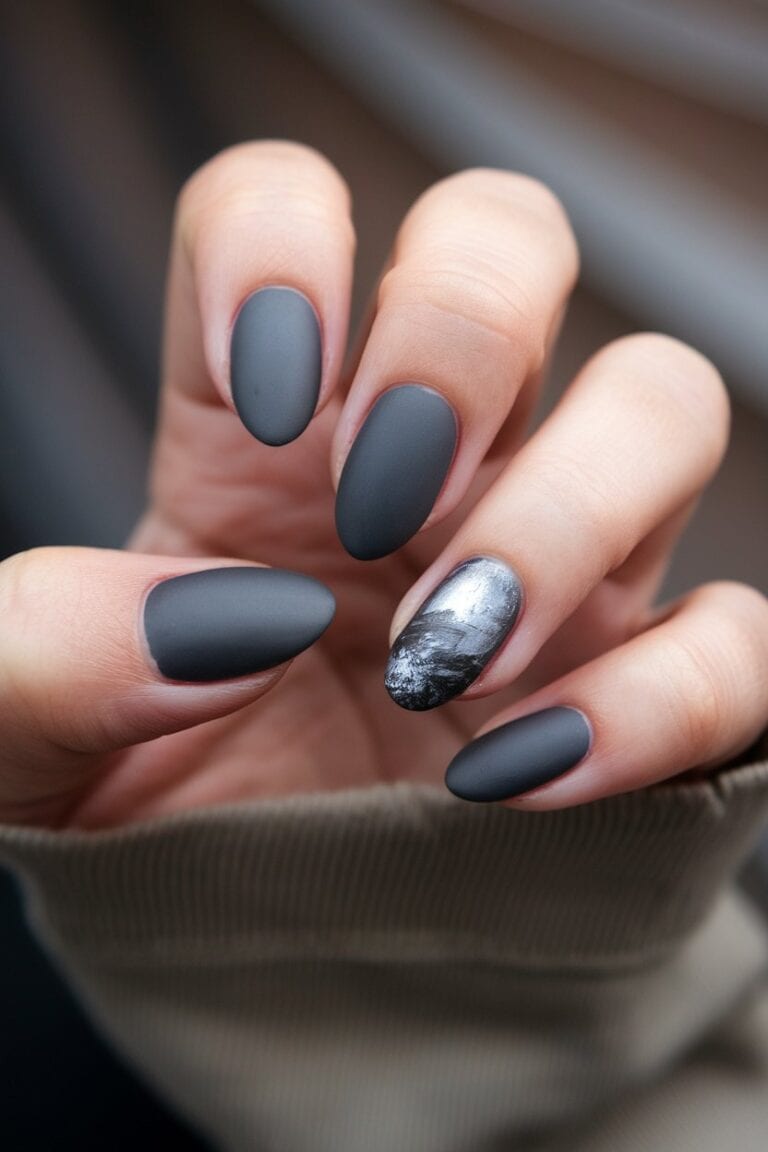 40 Dark Color Nail Design Ideas - Nail the Glam