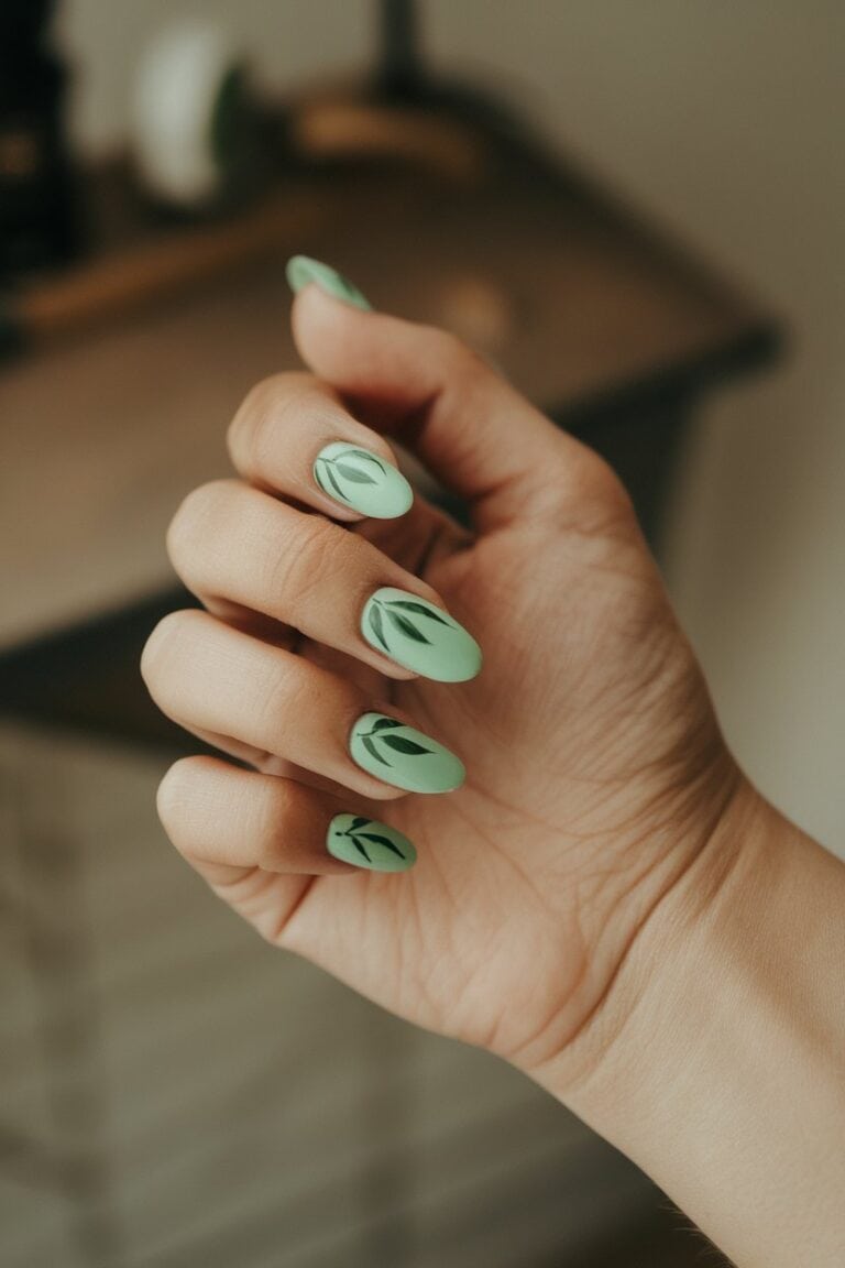 40 Green Spring Nail Designs - Nail the Glam