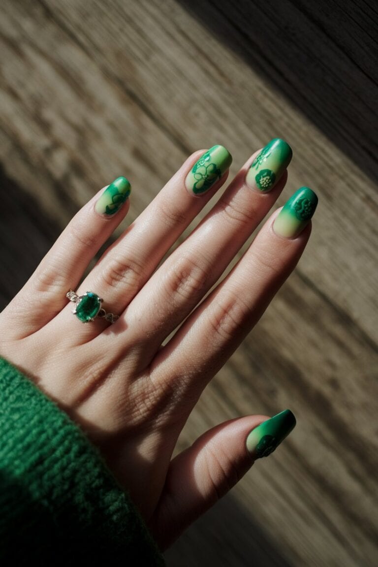 40 Green Spring Nail Designs - Nail the Glam