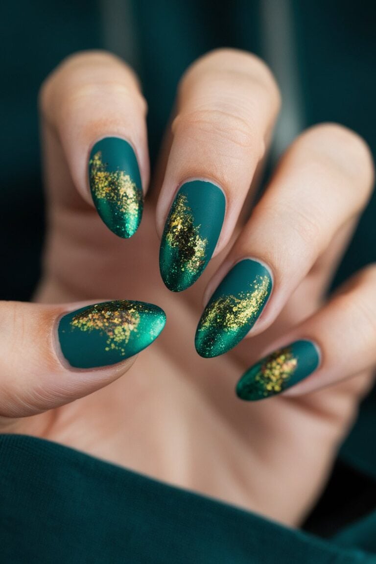 30 Spring Glitter Nail Designs - Nail the Glam