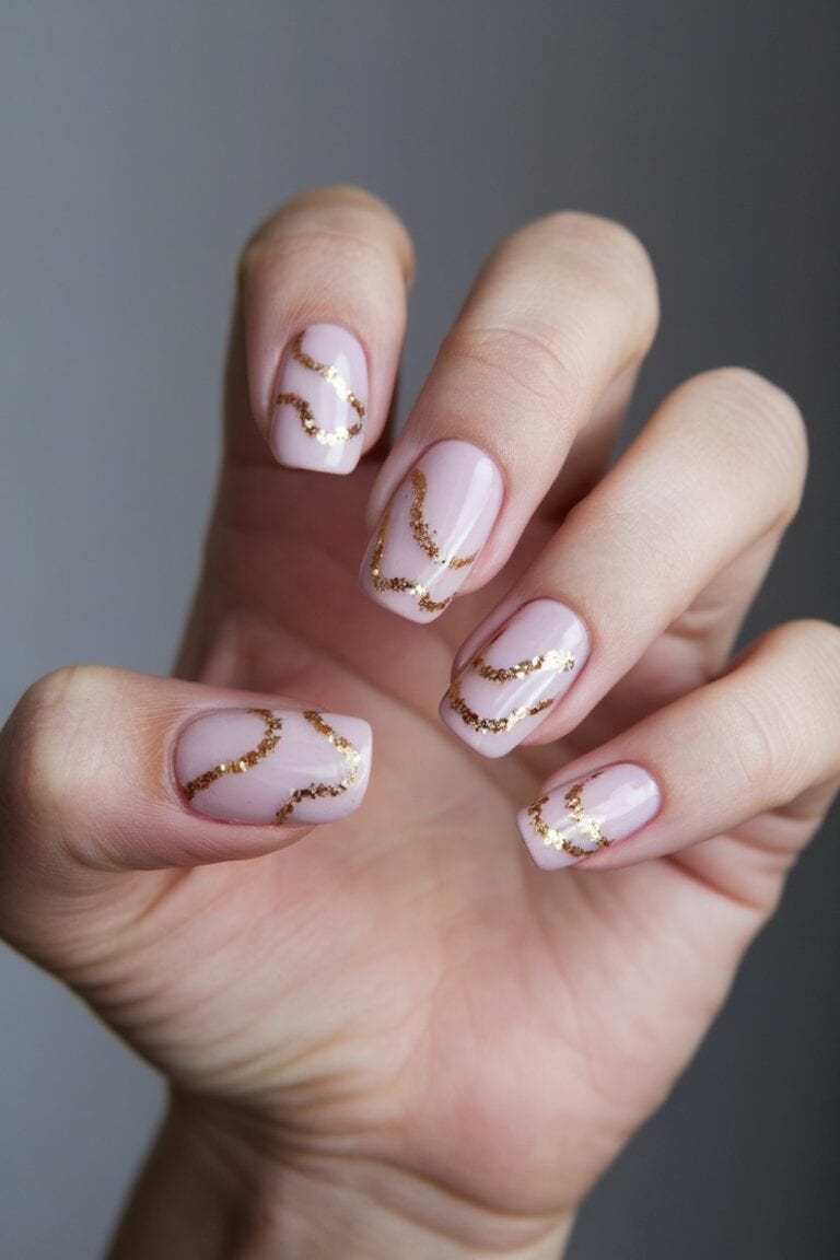 30 Spring Glitter Nail Designs - Nail the Glam