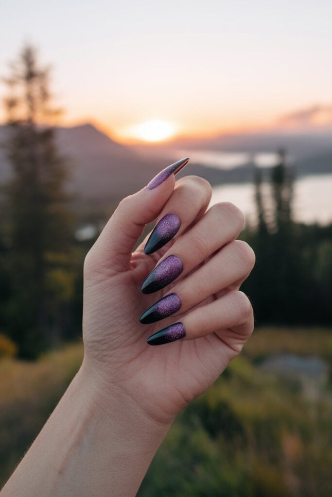 30 Spring Glitter Nail Designs - Nail the Glam