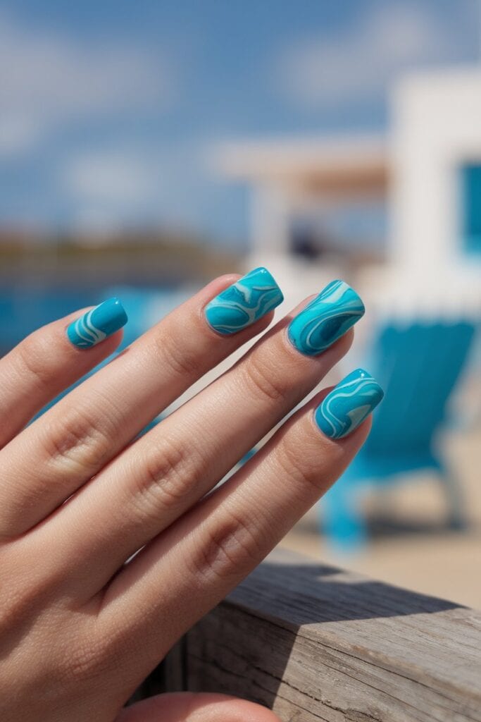 40 Summer Beach Nail Designs - Nail the Glam