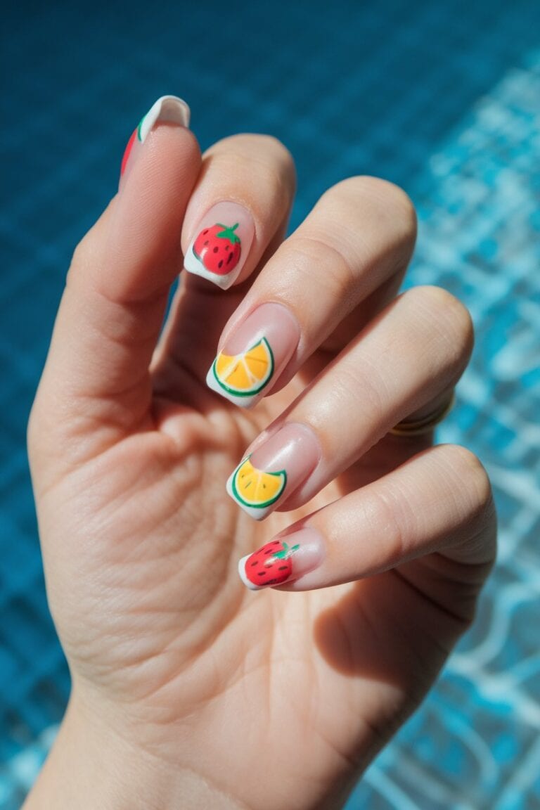 40 Summer French Tip Nail Designs - Nail the Glam