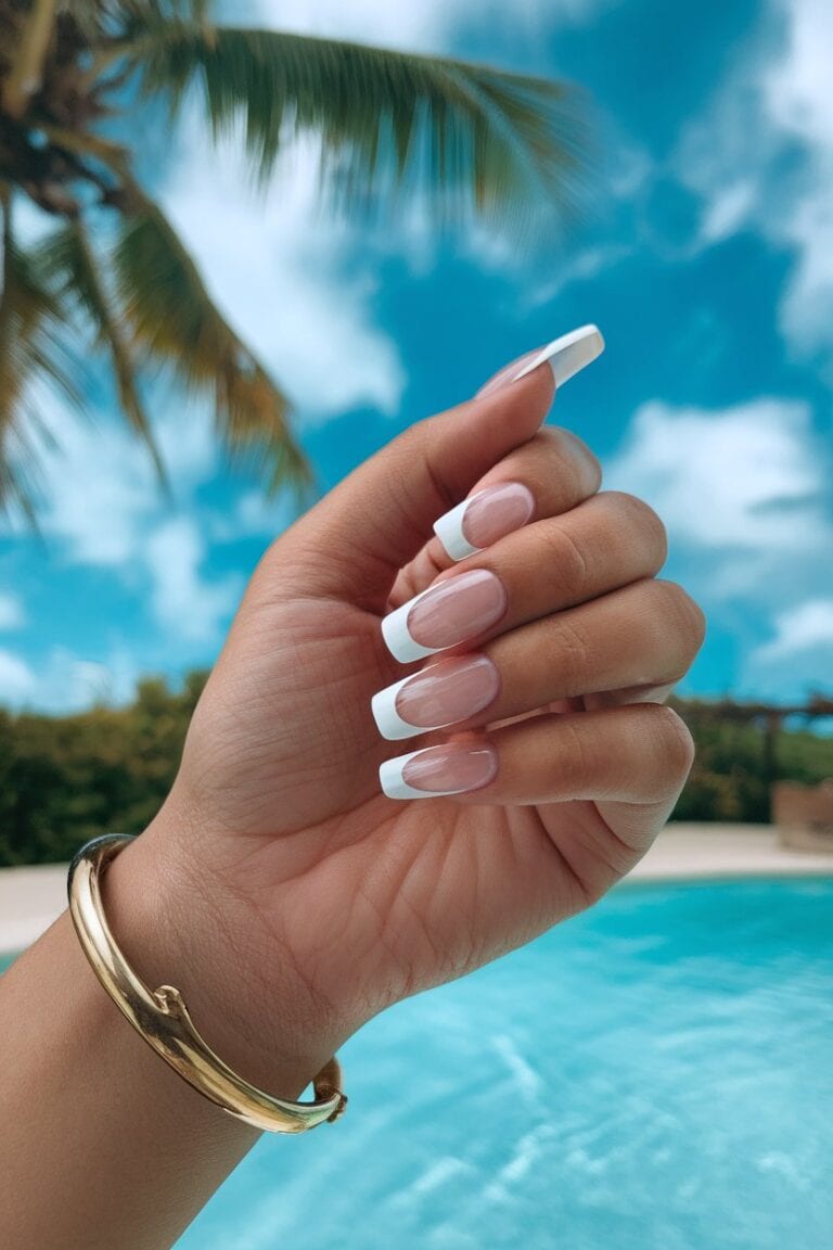 40 Summer French Tip Nail Designs - Nail the Glam