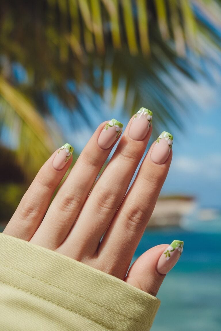 40 Summer French Tip Nail Designs - Nail the Glam