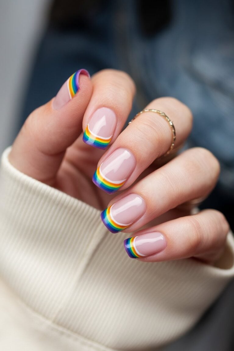 40 Summer French Tip Nail Designs - Nail the Glam