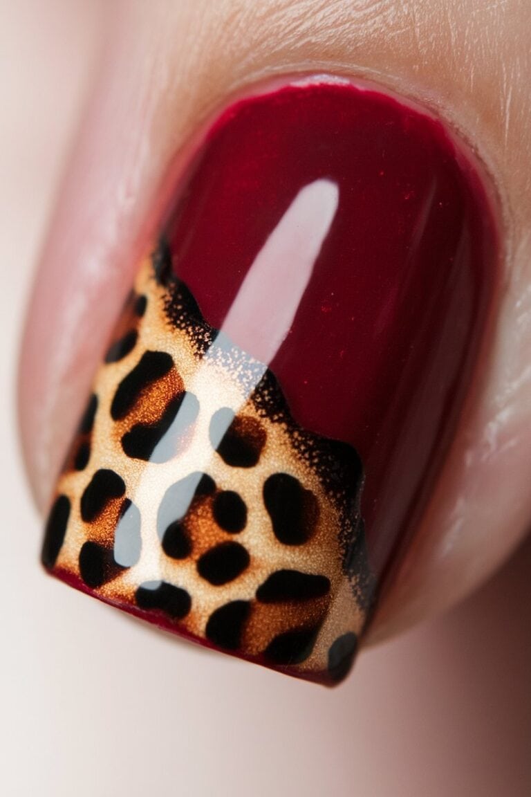 36 Dark Red Nail Design Ideas - Nail the Glam