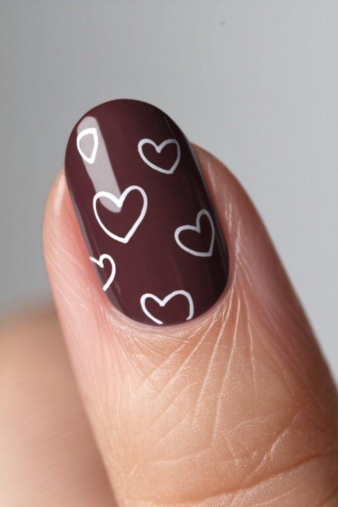 36 Dark Red Nail Design Ideas - Nail the Glam