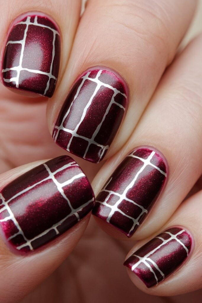 36 Dark Red Nail Design Ideas - Nail the Glam
