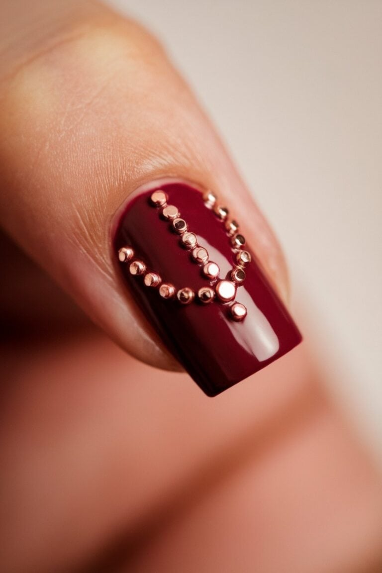 40 Maroon Nail Design Ideas - Nail the Glam