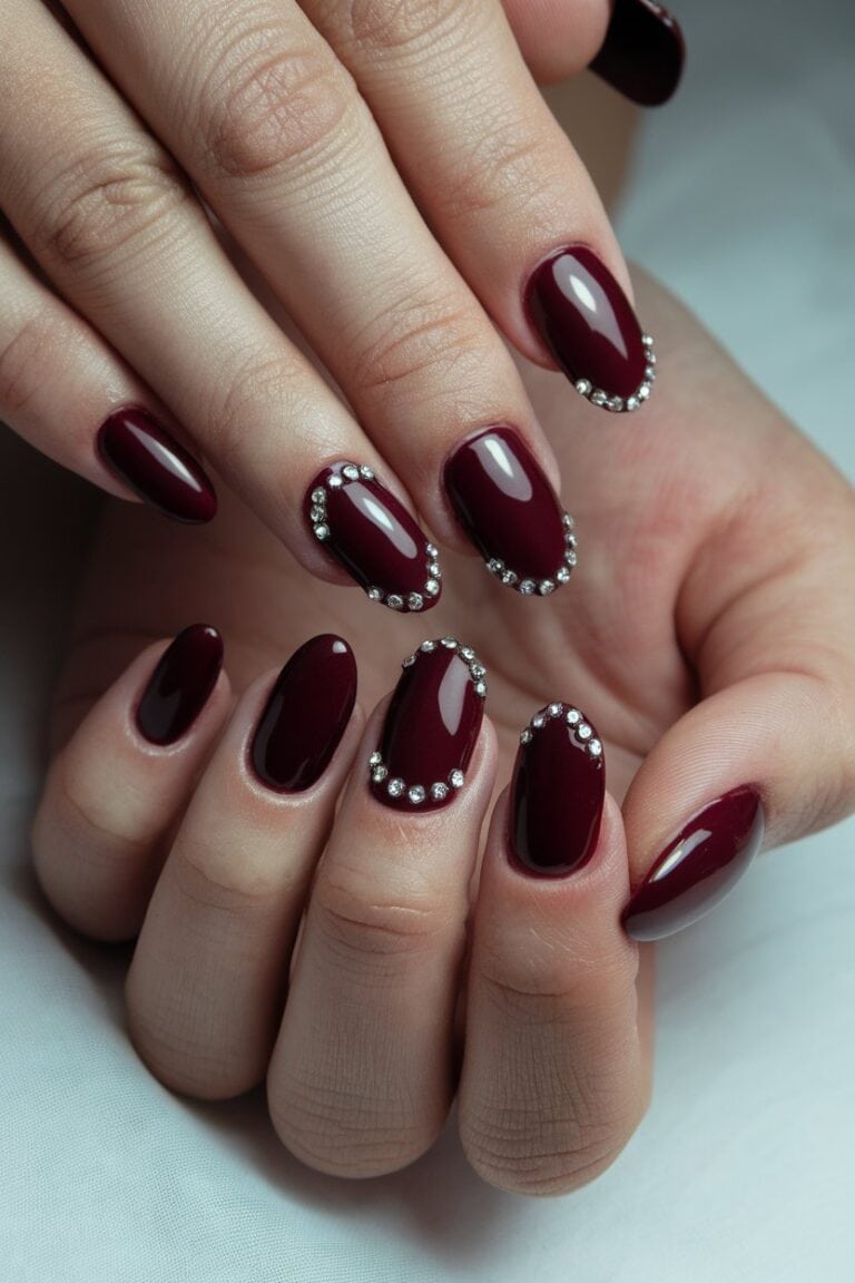 40 Maroon Nail Design Ideas - Nail the Glam