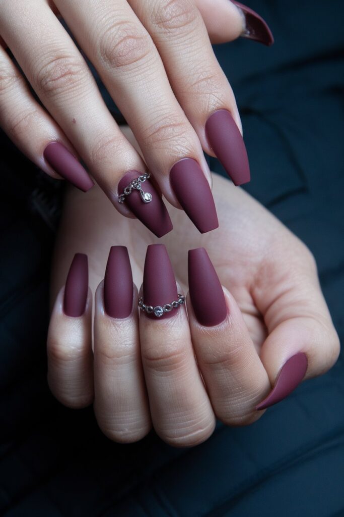 40 Maroon Nail Design Ideas - Nail the Glam