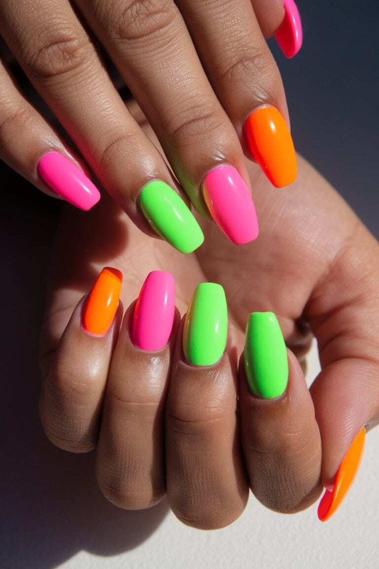 30 Nail Designs Using 3 Colors - Nail the Glam