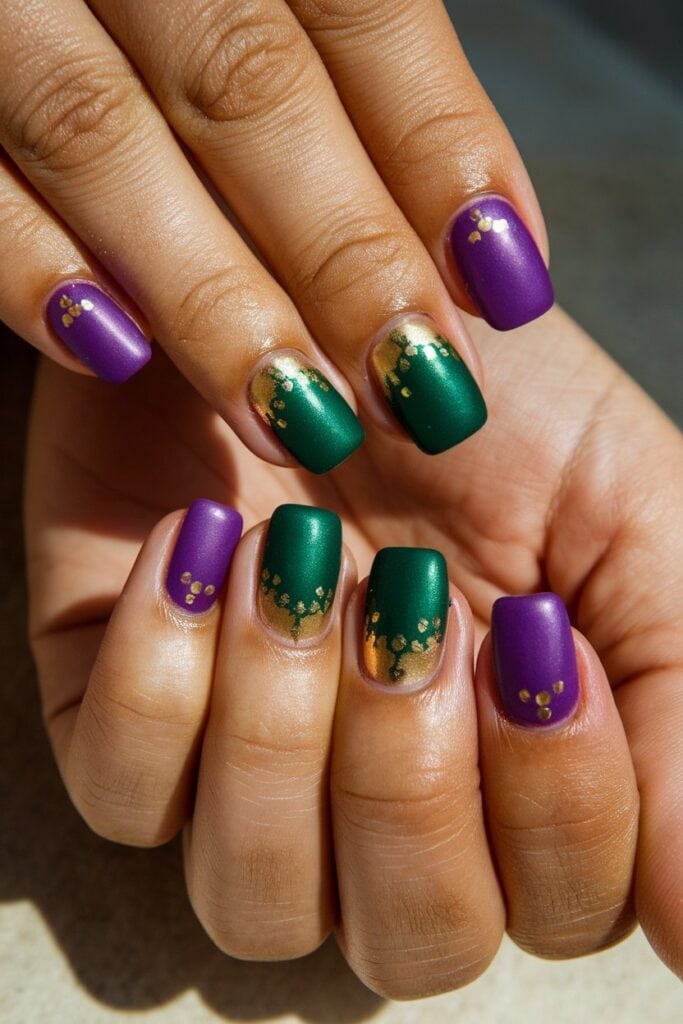 30 Nail Designs Using 3 Colors - Nail the Glam