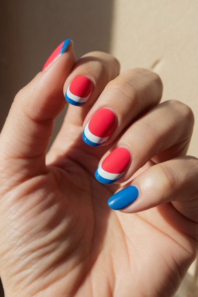 30 Nail Designs Using 3 Colors - Nail the Glam