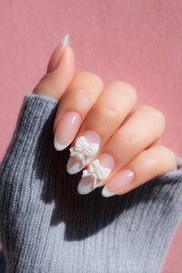 35 Nail Design Ideas with Bows - Nail the Glam