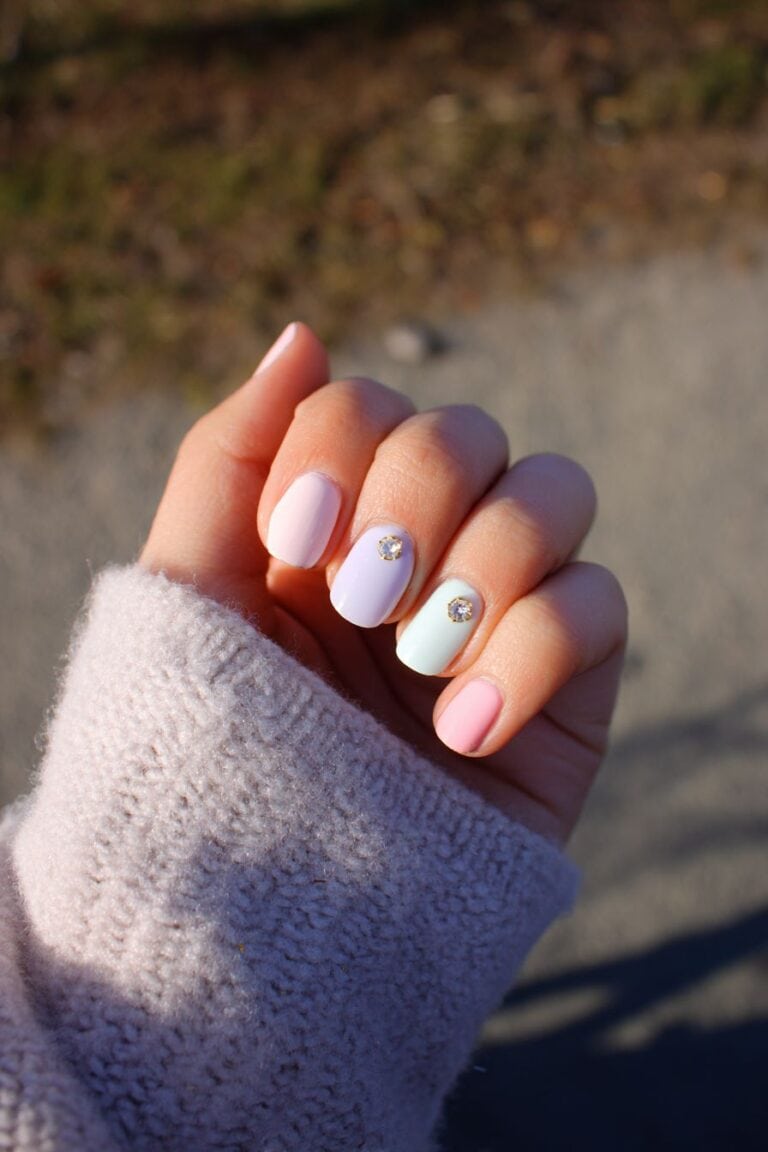 40 Nail Design Ideas with Gems - Nail the Glam