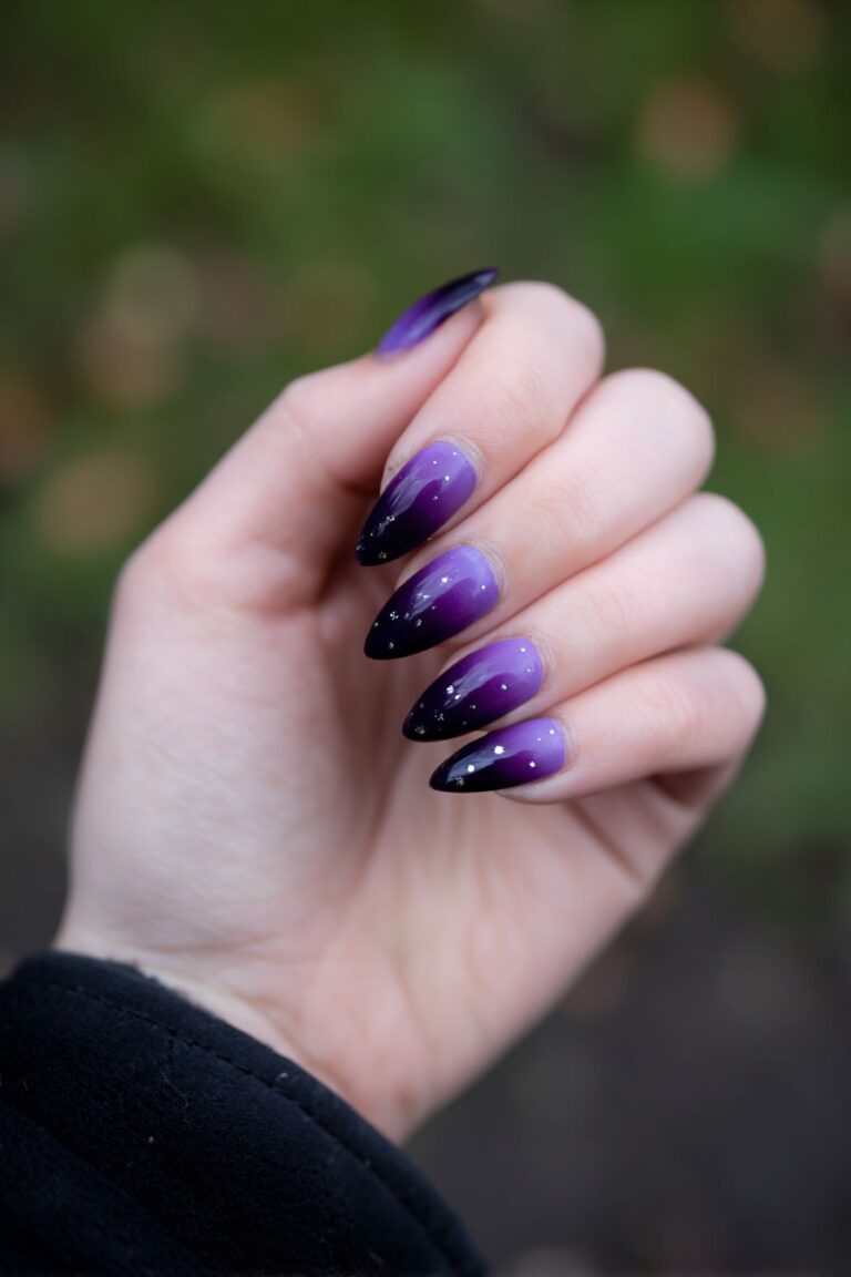 20 Purple Halloween Nail Designs - Nail the Glam