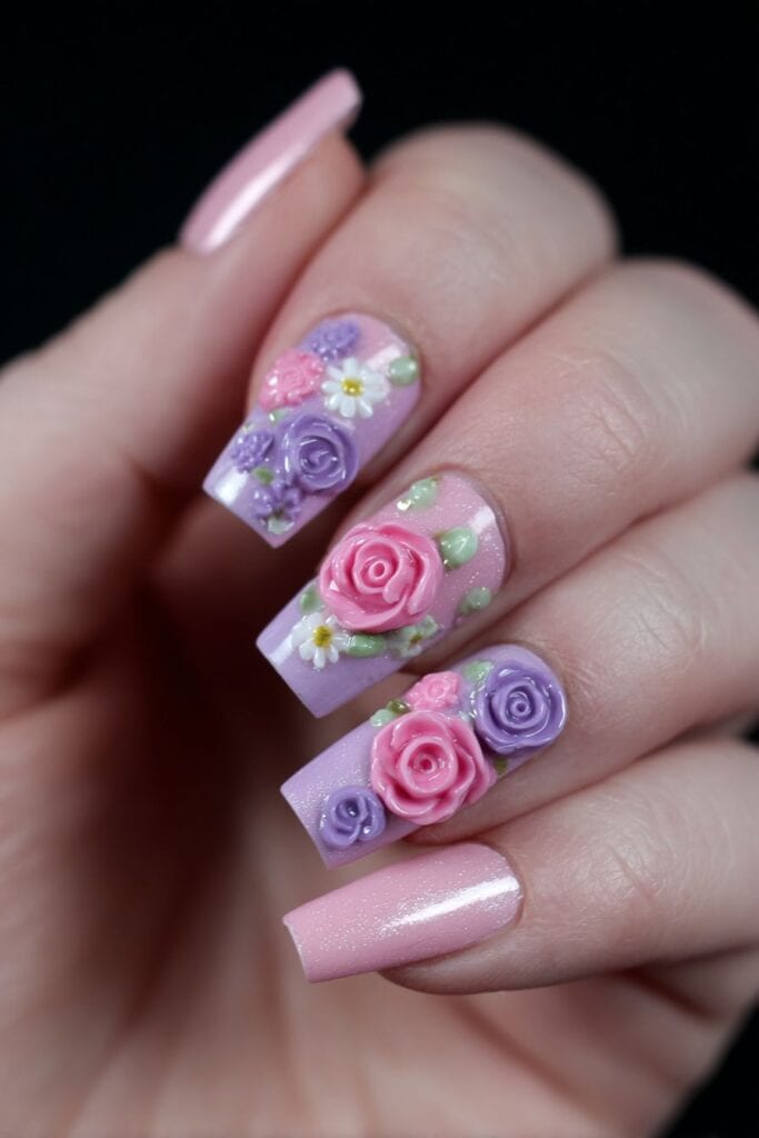 30 3D Nail Ideas Designs - Nail the Glam
