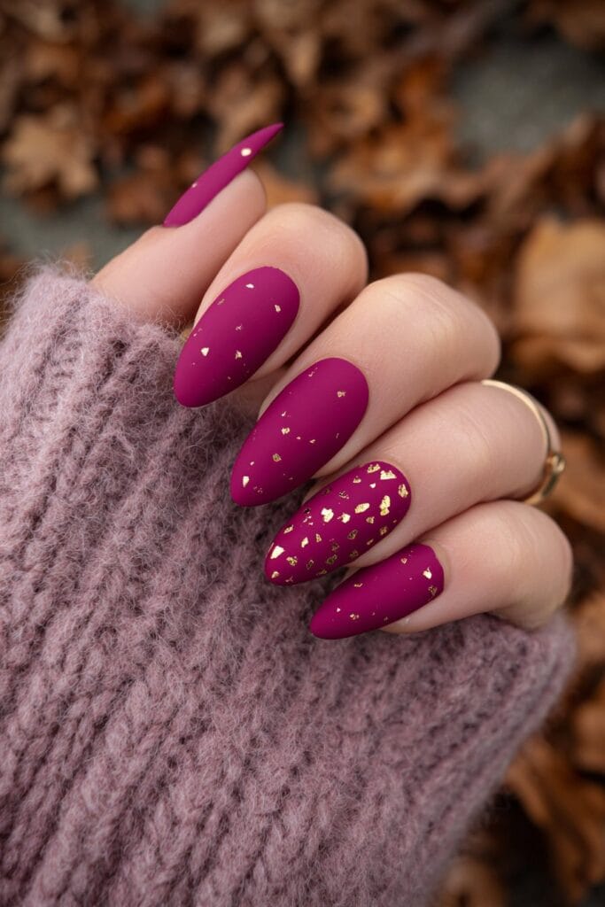 20 Dark Pink Nail Design Ideas - Nail the Glam