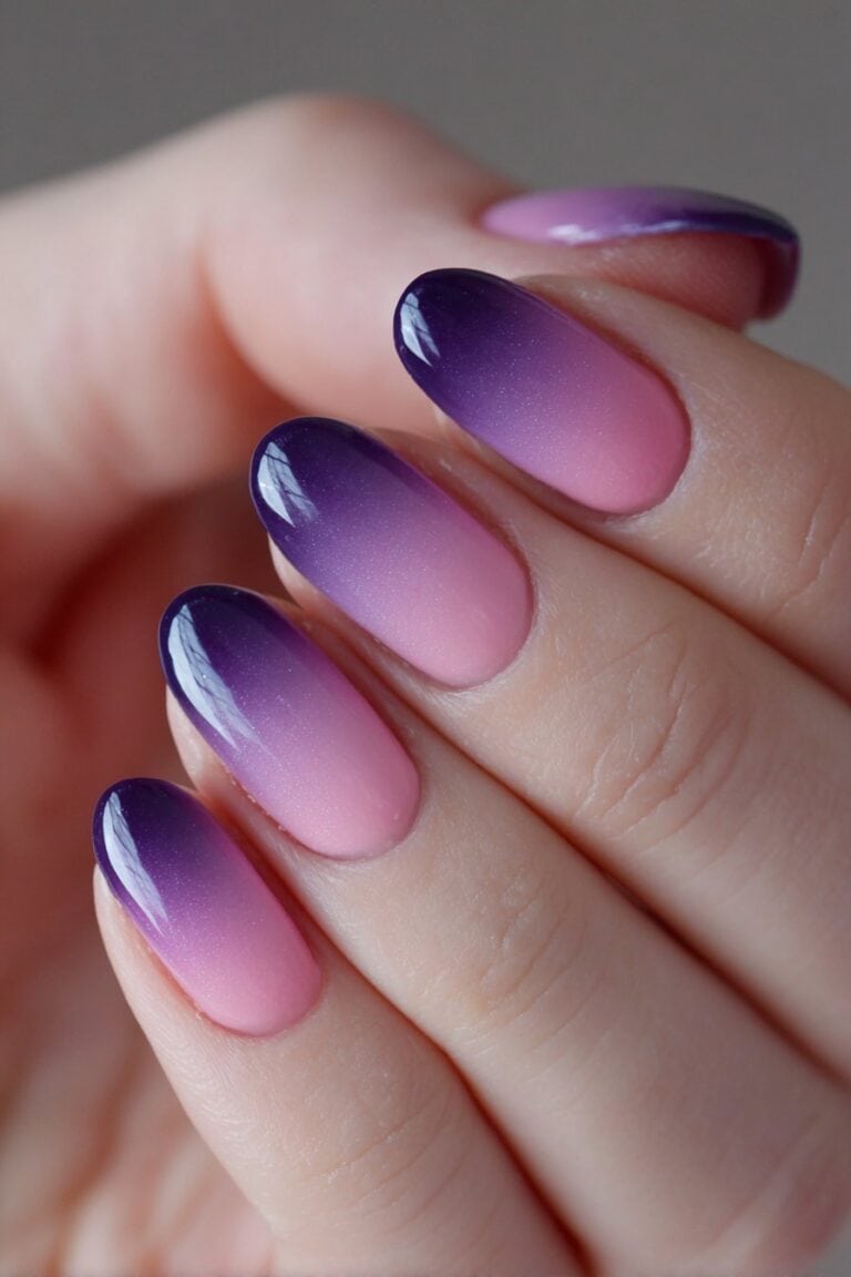 20 Dark Purple Nail Design Ideas - Nail the Glam