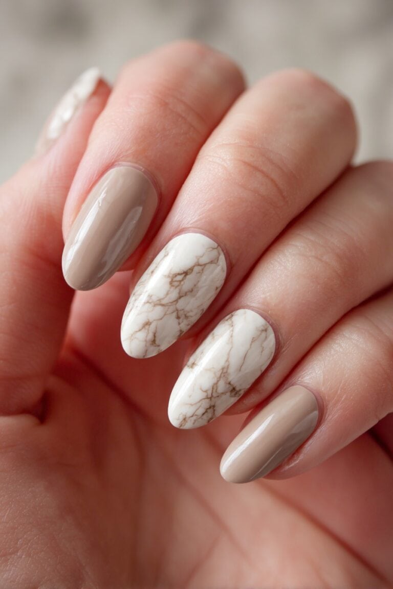 20 Light Brown Nail Design Ideas - Nail the Glam