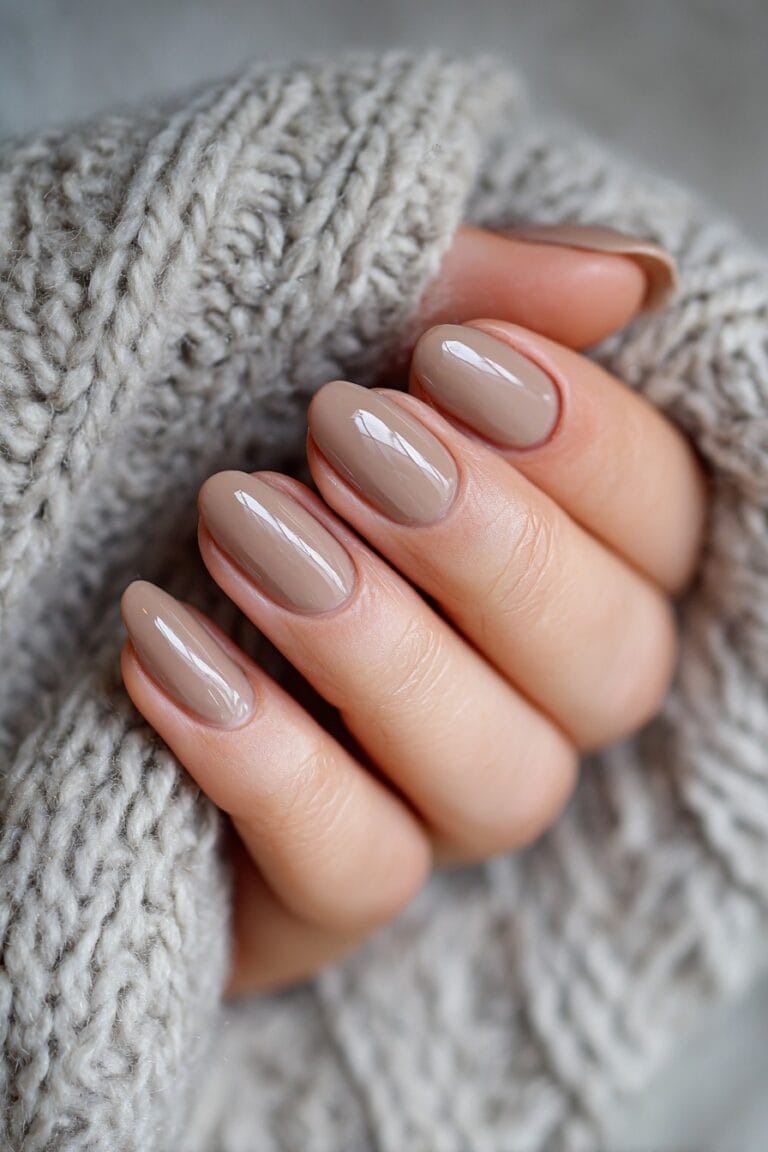 20 Light Brown Nail Design Ideas - Nail the Glam