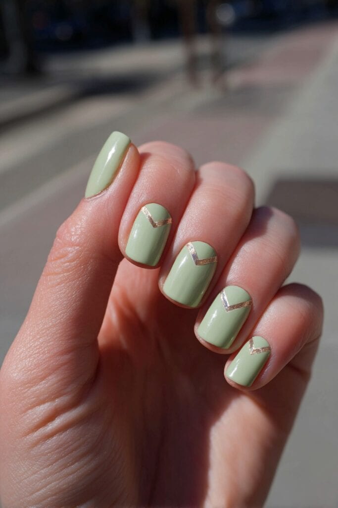 20 Light Green Nail Design Ideas - Nail the Glam