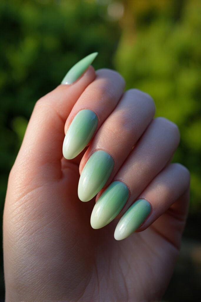 20 Light Green Nail Design Ideas - Nail the Glam