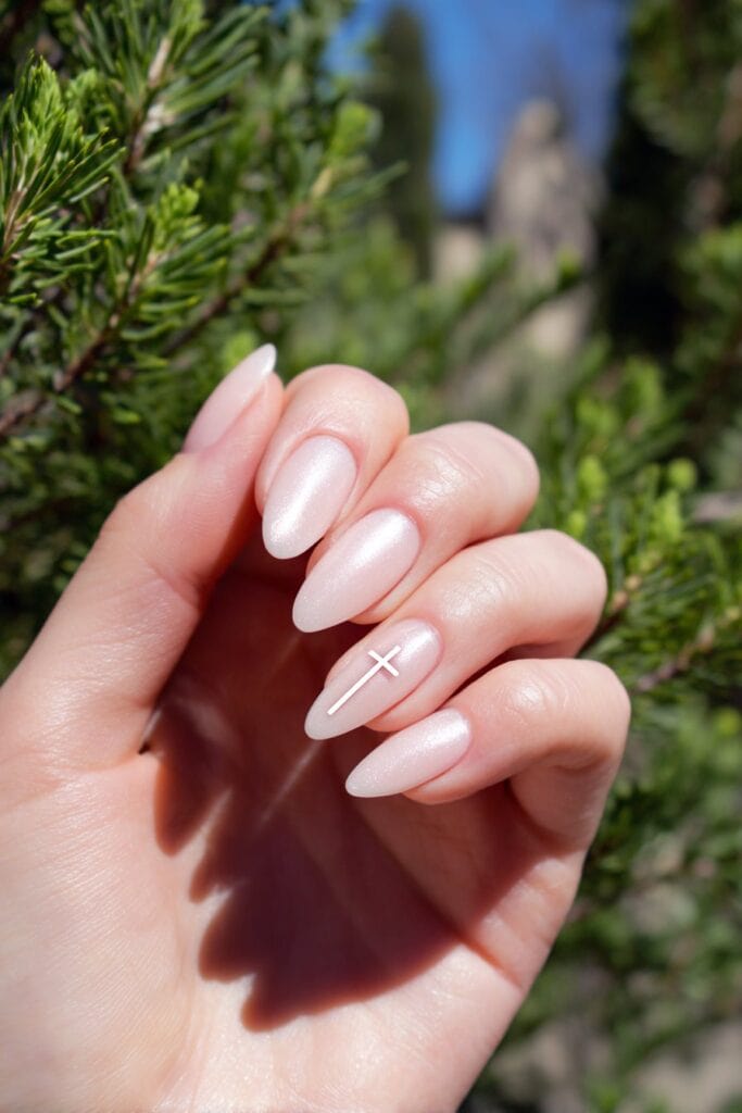 20 Nail Ideas With Crosses - Nail the Glam