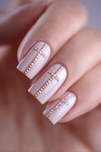 20 Nail Ideas With Crosses - Nail the Glam