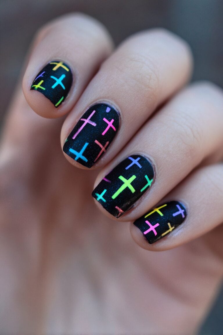20 Nail Ideas With Crosses - Nail the Glam