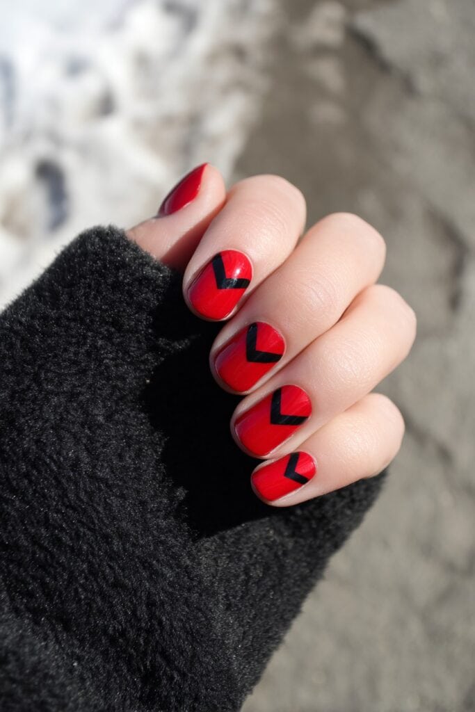 20 Red Winter Nail Ideas - Nail the Glam