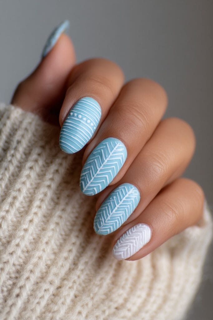 20 Simple Winter Nail Ideas - Nail the Glam